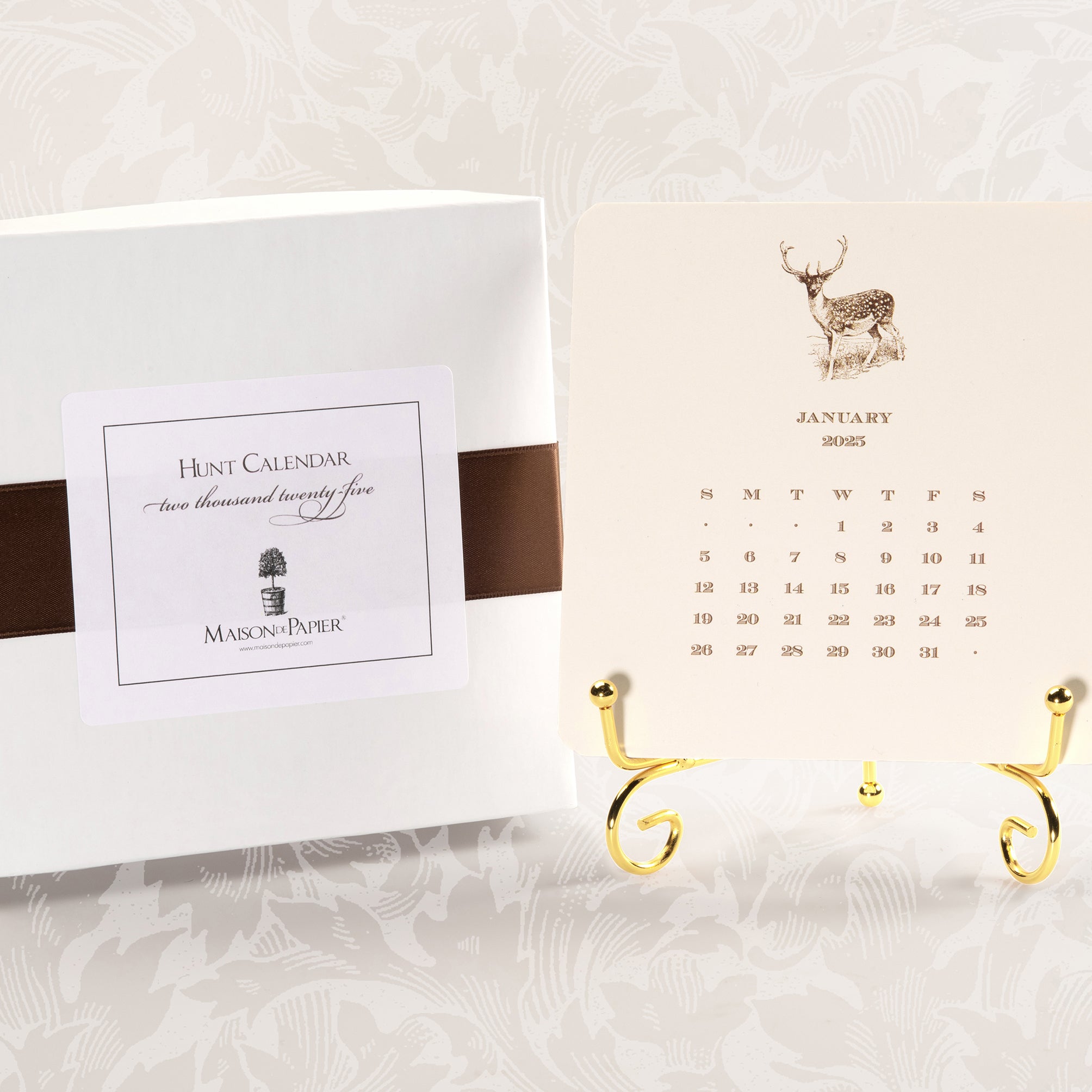 2025 Hunt Calendar with Easel – Shade Tree Greetings