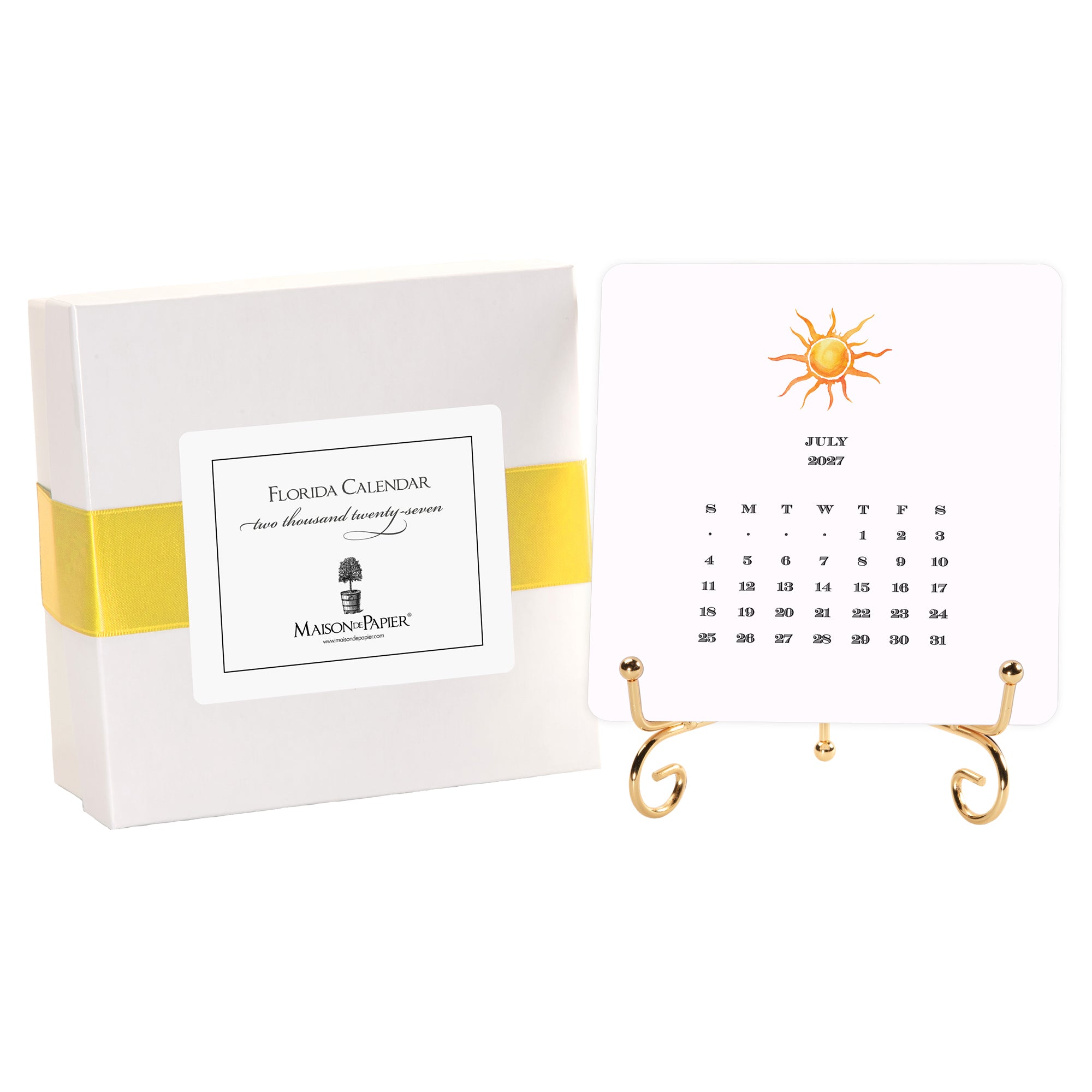 2027 Florida Desk Calendar – Shade Tree Greetings
