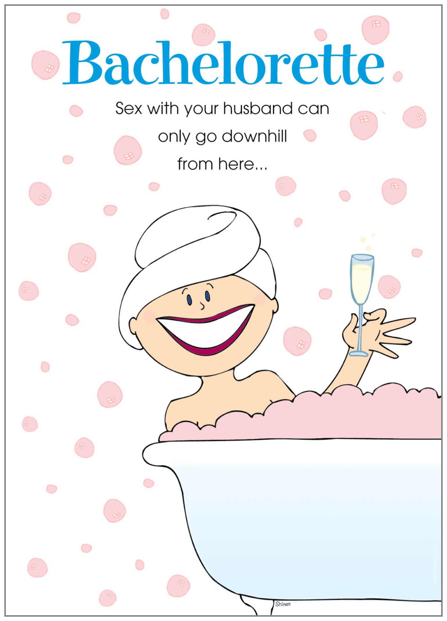 SA5163 Bachelorette Card – Shade Tree Greetings